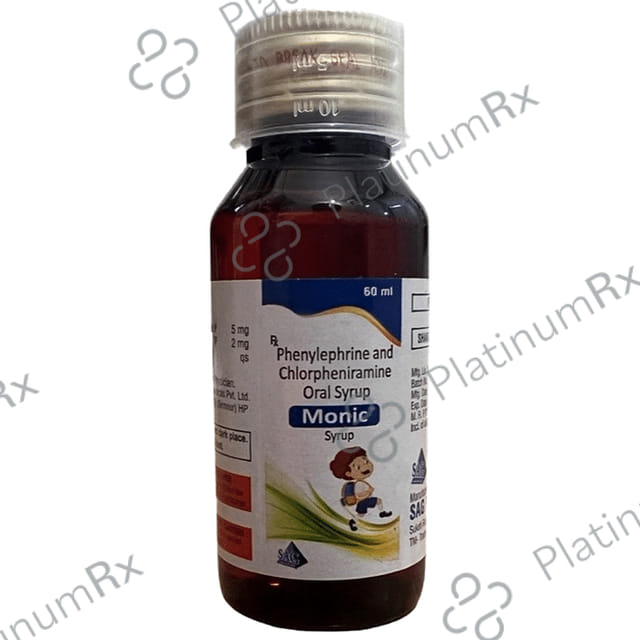 Monic Syrup 200 Syrup - Save -55% on Substitute Medicine