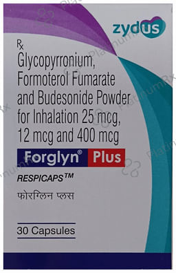 Forglyn Plus 400/12/25mcg Respicap 30s - Save 44% on Substitute Medicine
