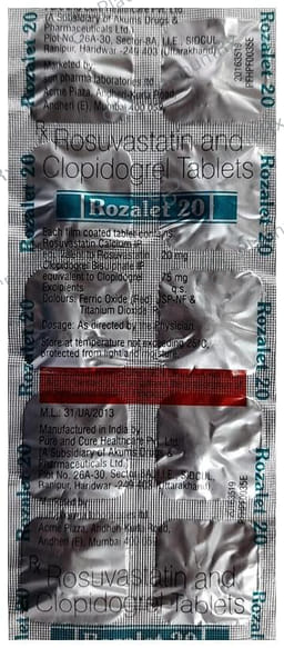 Rozalet 20/75mg – Uses, Price, Side Effects | PlatinumRx