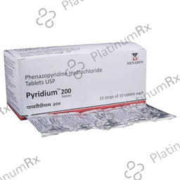 Pyridium 200mg Tablet 10s | Uses, Price & Dosage