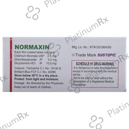 Normaxin Tablet 10 Tablet – Uses, Price, Side Effects | PlatinumRx