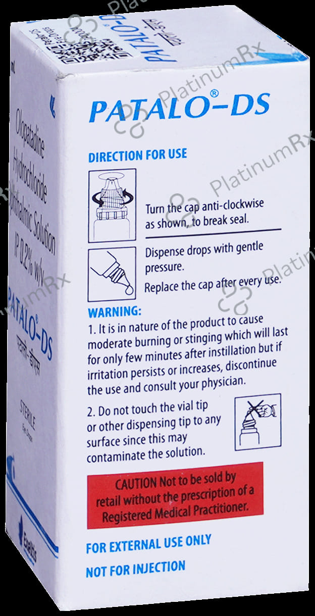 Patalo-DS Eye Drops - Save -63% on Substitute Medicine
