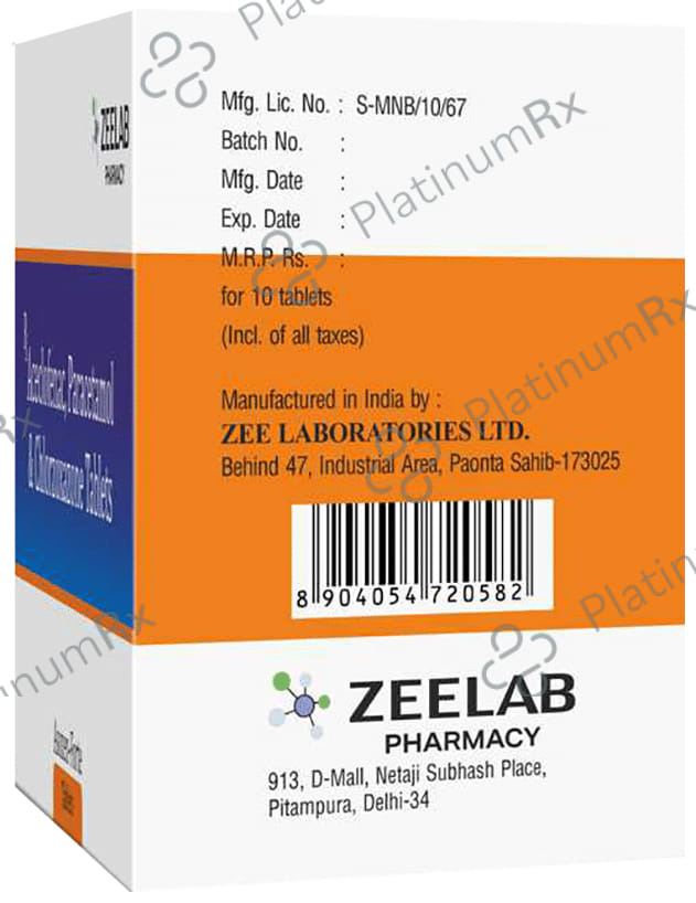 Asozen Forte 100/250/325mg Tablet 10s - Save -178% on Substitute Medicine