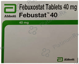 Febustat 40mg Tablet 15s – Save 63% on Substitute Medicine