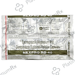 Nexpro RD 40/30mg Capsule SR 10s | Uses, Price & Substitutes