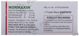 Normaxin Tablet 10 Tablet – Uses, Price, Side Effects | PlatinumRx