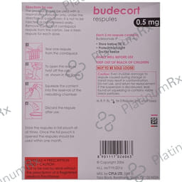 Budecort 0.5mg Respules 5X2ml | Uses, Price & Substitutes
