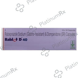 Rablet D 40/30mg Capsule SR 10s | Uses, Price & Substitutes