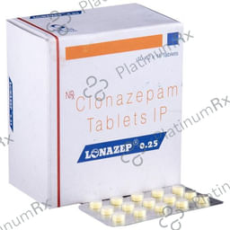 Lonazep 0.25 Tablet – Uses, Price, Side Effects | PlatinumRx