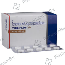 Tide Plus 10/25mg Tablet 10s - Save 16% on Substitute Medicine