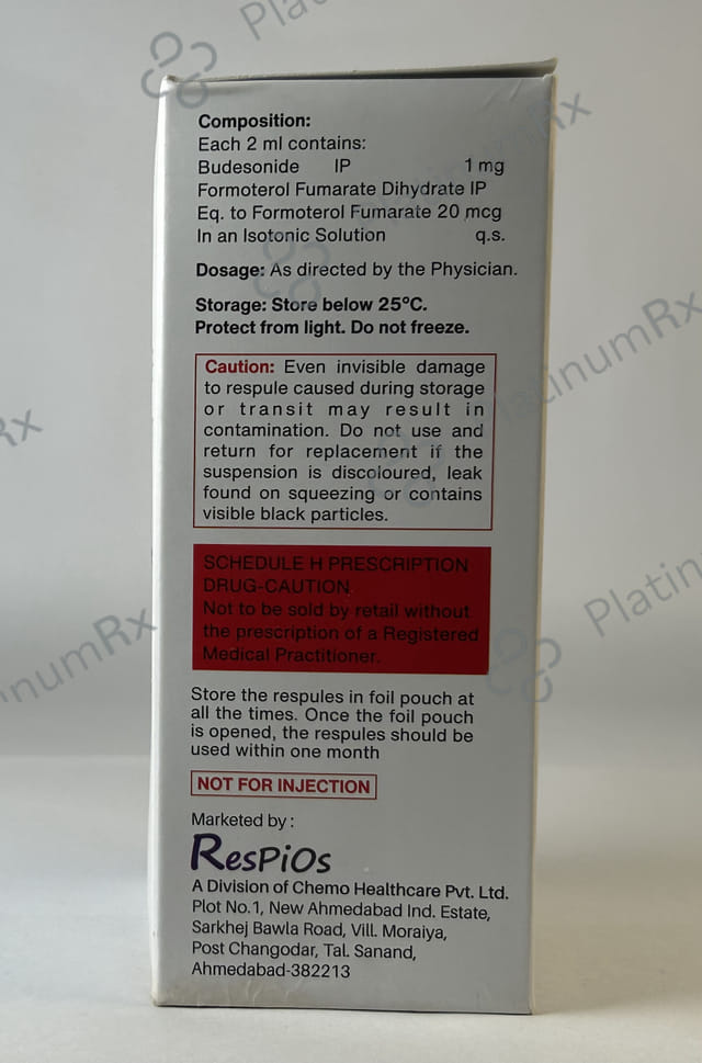 Foracort 1mg/20mcg Respules 5X2ml - Save -122% on Substitute Medicine