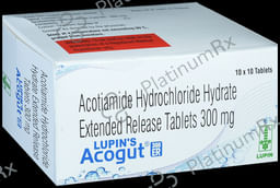 Acogut ER 300mg Tablet 10s - Save 44% on Substitute Medicine